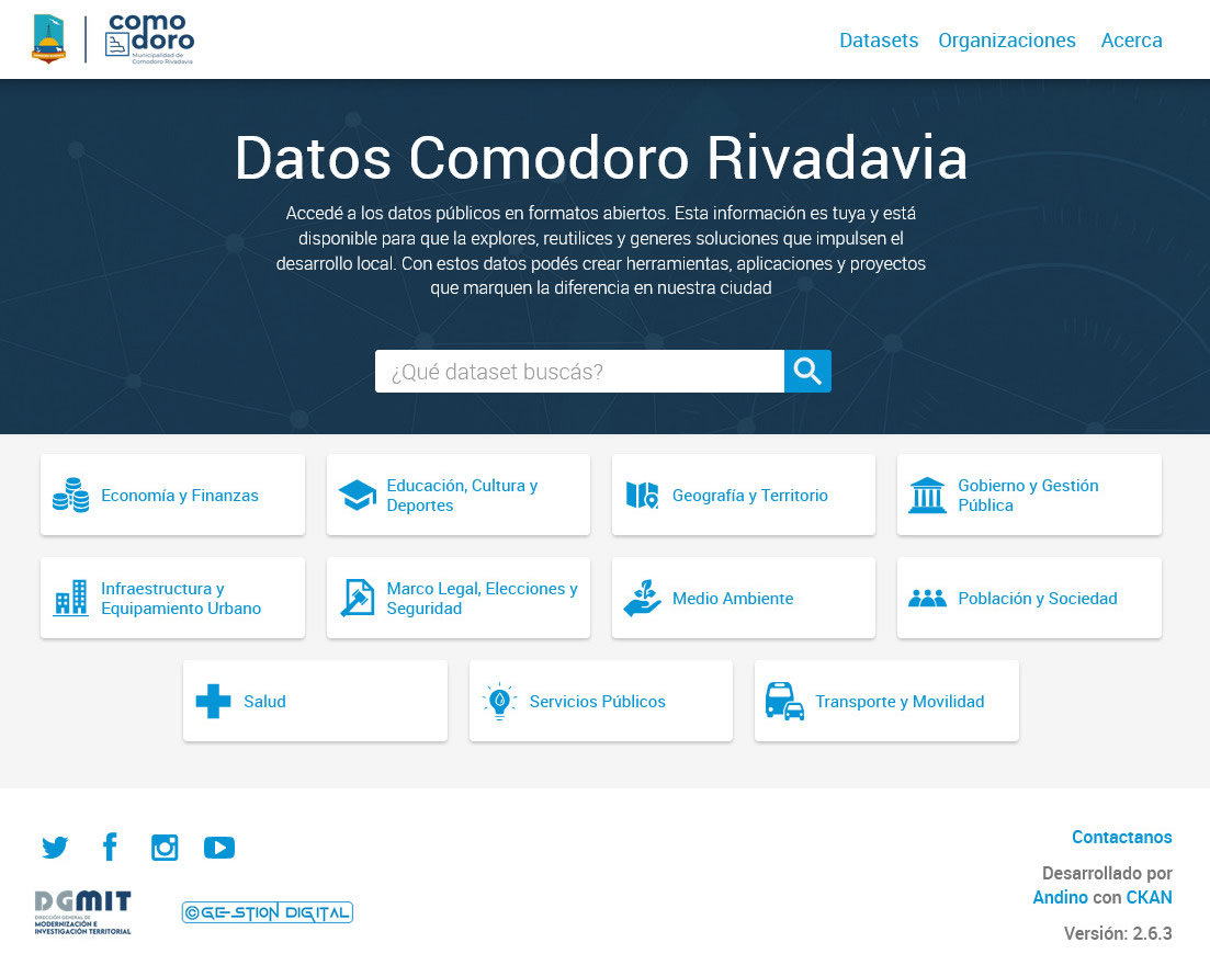 Datos Comodoro Rivadavia - Barrios de Comodoro Rivadavia